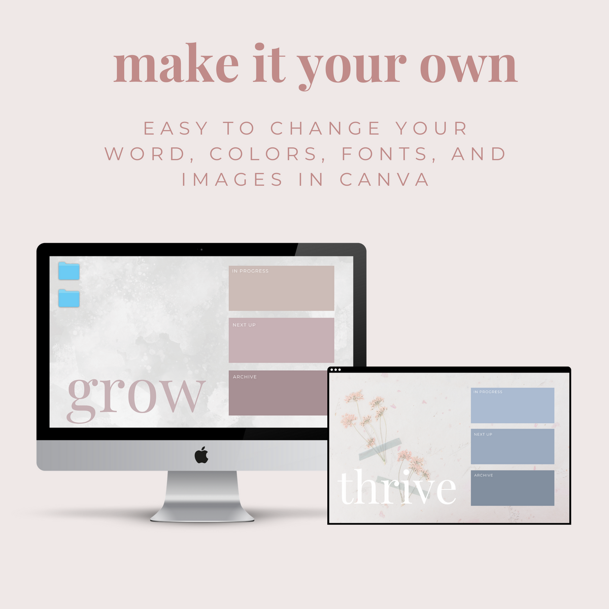 Word of the Year Desktop Background Templates – KB Creative Shop